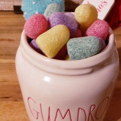 100 Pcs Large Sugared Gumdrop Sugar Coated Gum Drop Candy Christmas ...