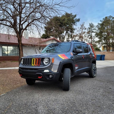 Many Colors & Sizes NEW 3-color Retro Racing Stripes Rainbow Vinyl Die ...