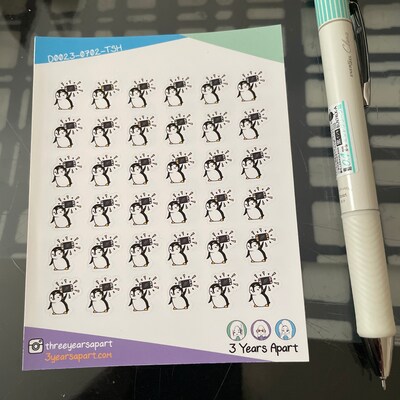 Bullet Journal Monthly Sticker Kit Custom Color Functional & - Etsy