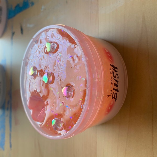 Blush, Icee Slime, Bingsu Bead Slime, Inflating Slime, Valentines Slime ...
