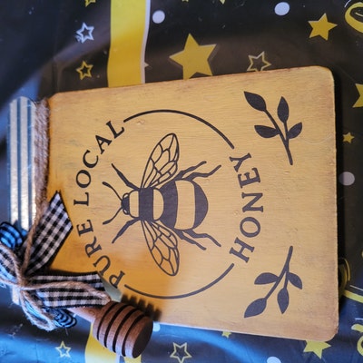 Wood Honey Jar Shelf Sitter - Etsy