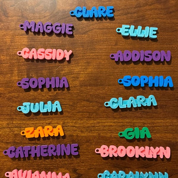 Custom LARGE Brick Style Name Plate, Boy Gift, Desk Nursery, Kid's Room ...