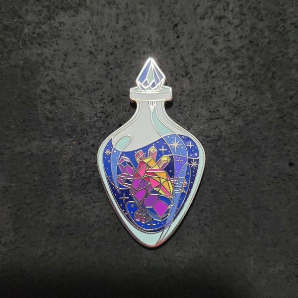 Anatomical Heart Mini Enamel Pin - Etsy