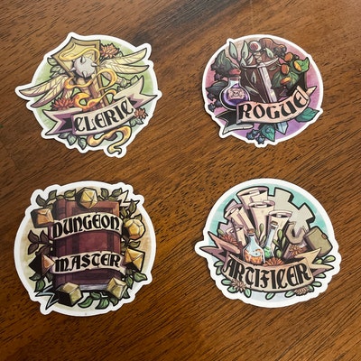 Class Sticker Full Set Individual Class Stickers - Etsy