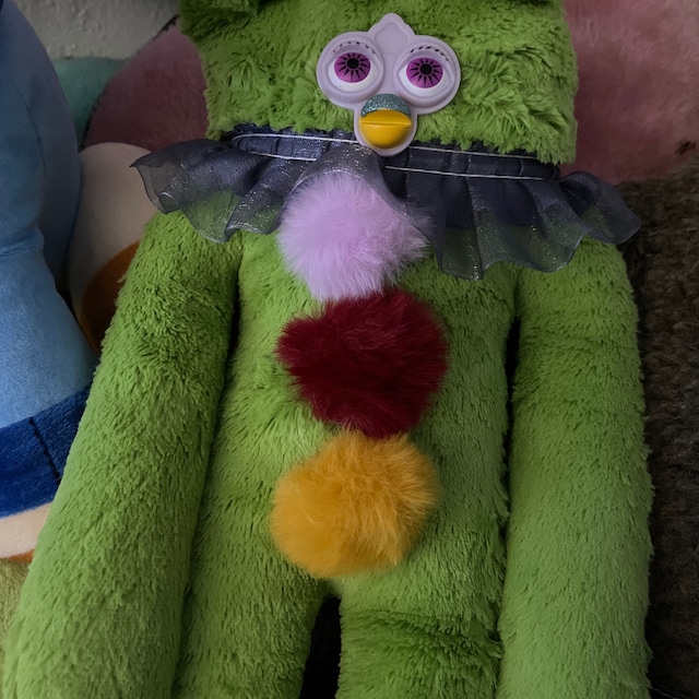 Custom oddbody Furby made with love by by PlushieCouture on Etsy