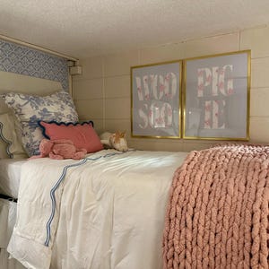 University of Alabama Wall Art Light Blue Floral/digital Download ...