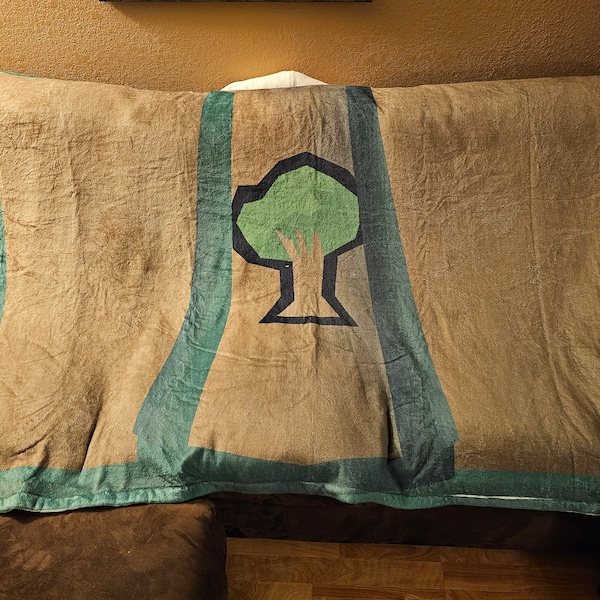 Custom Osrs Plush Blanket, Runescape World Map Soft Cozy Blanket, Gift ...