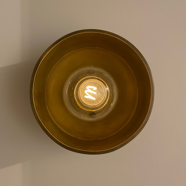 Task Wall Sconce - Brass Adjustable Swivel Wall Mount Spotlight Lamp ...