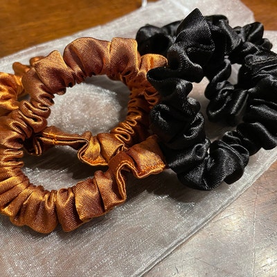 Set of 3 Large Satin Hair Scrunchies Scrunchie Sets Satin Scrunchies XL ...