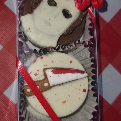 Horror Chocolate Covered Cookies - Etsy