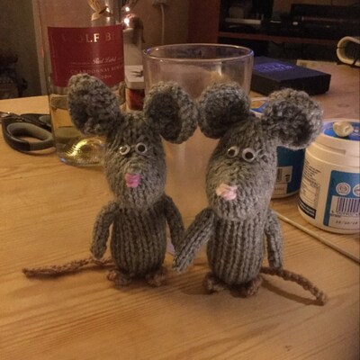 Dinky Mice Toy Knitting Pattern - Etsy