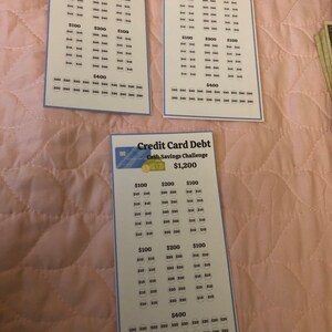 Christmas Savings Challenge Printable for Christmas Countdown Cash ...