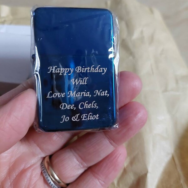 Personalised Steel Lighters, Fuel Lighters Engraved Lighters ...