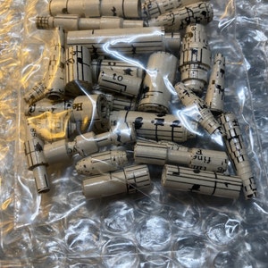 15 Recycled Map Paper Beads Vintage United States Road Atlas Beads ...