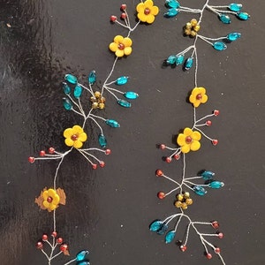 Pakalana Beads Polymer Clay Flower Beads Hawaiian Vine | Etsy