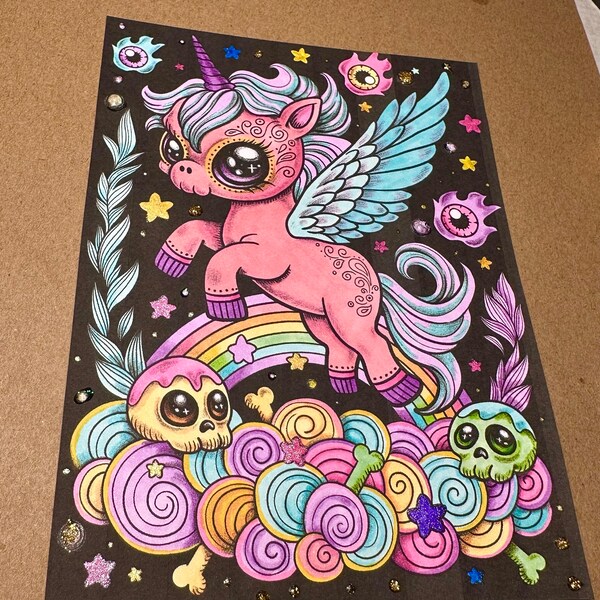 Spooky Cutie: Kawaii Creepy and Horror Coloring Book for Relaxing by ...