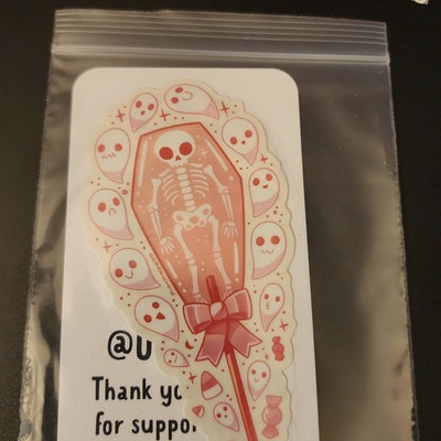 Alien Winking Cat Sticker Glitter Sticker 90's Nostalgia Cat Face ...