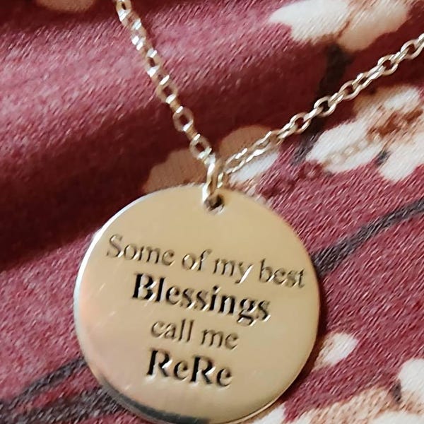 Personal Message Necklace • Personalized Quotes Necklace • Custom ...