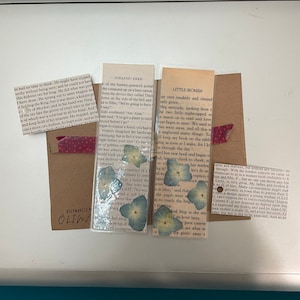 Stamped Bookmarks - Etsy