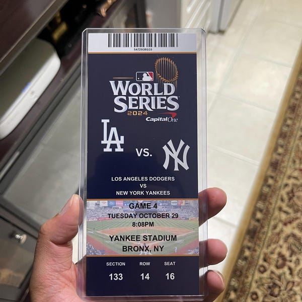 Sports Event Commemorative Souvenir Ticket Stub (nba, Nfl, Pga, Nhl ...