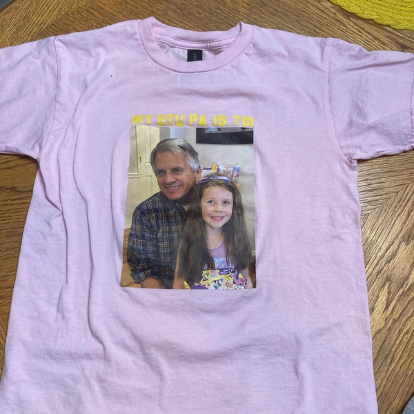 Personalized Kids Photo Tshirt, Custom Photo Toddler T Shirt ...