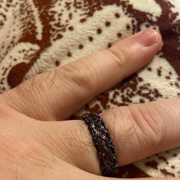 Celtic Knot Ring Wire Wrap Tutorial DIY PDF Book Lesson How to Make Step by Step Pattern Weave ...