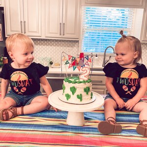 Girls Taco Twosday Birthday Shirt Girls 2nd Birthday Shirt Taco ...