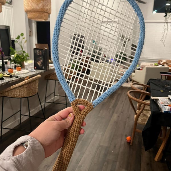 Tennis Racket & Ball Crochet PATTERN ONLY Pdf DOWNLOAD! Amigurumi ...