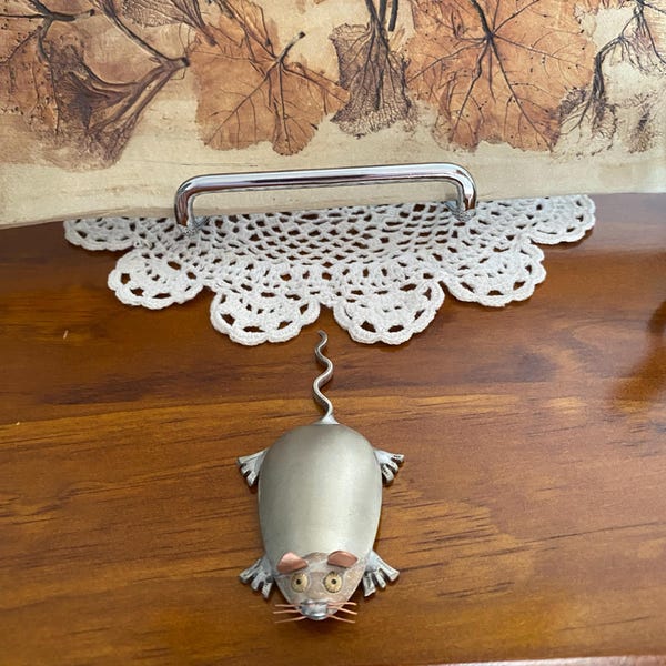 Spoon Octopus Silverware Small Sculpture Vintage Silver Fork and Spoon ...