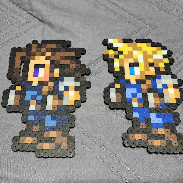 Final Fantasy 7 Perler Bead Magnets: FF7 Pixel Art - Etsy