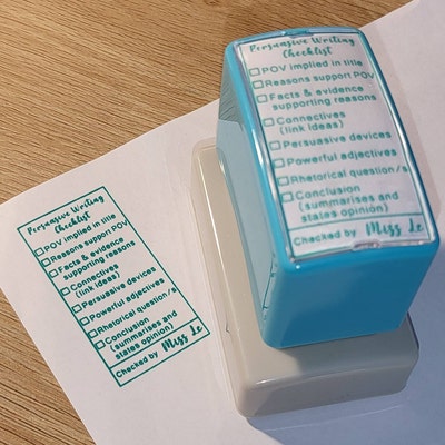 All-custom Checklist Stamps,teacher Stamps,personalized Checklist ...