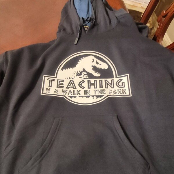 Teaching is a Walk in the Park Svg, T-rex Dinosaur Png, School Clipart ...