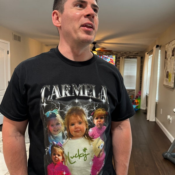 Custom Bootleg Rap Tee, Shirt With Face Photo, Bachelor Party Tshirt ...