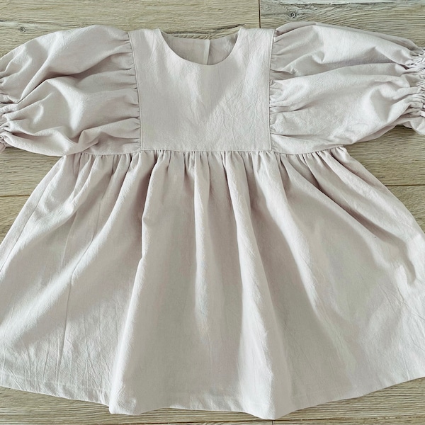 Ruffle Dress Pattern + Doll Ruffle Dress | PDF Pattern | Girl Dress ...