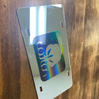 Acrylic ABS Backs for License Plates - Etsy