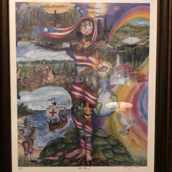 My Puerto Rican Roots (8x10in), the "flamboyán" Tree That Lives in ...