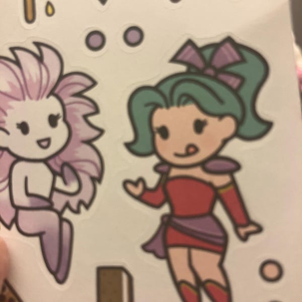 FF5 VINYL Stickers - 4x6" Sticker Sheet - Waterproof Vinyl Decals - Etsy