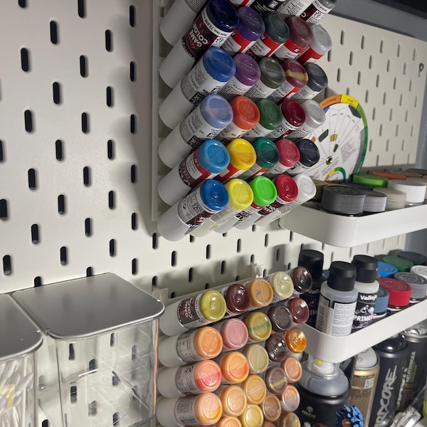 Army Painter, Duncan Rhodes, Citadel Paint Dropper Rack for IKEA Skadis ...