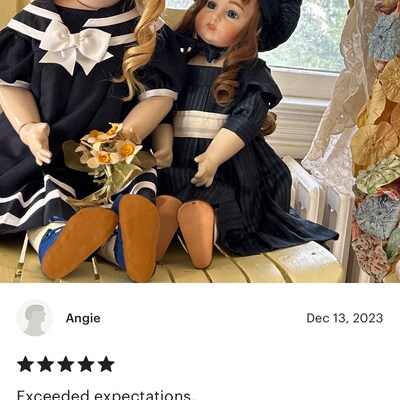 Beautiful F&G Reproduction Artist Doll in Rich Velvet Regency Masqurade ...