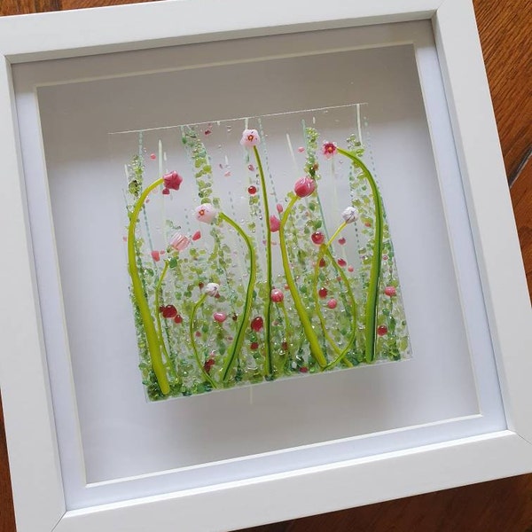 Fused Glass Meadow Wave- Various Colours - Etsy