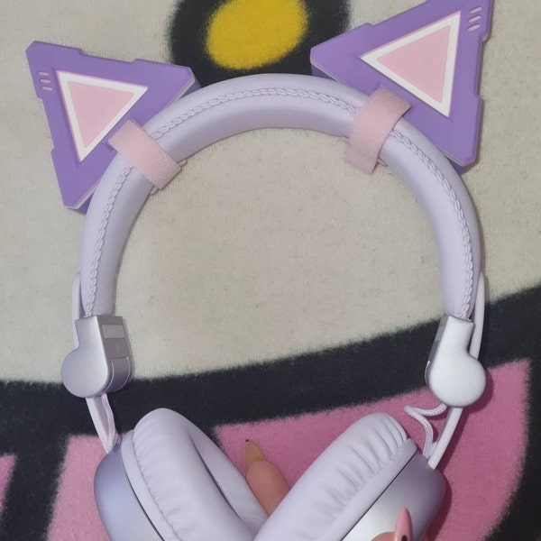 Mecha Cat Ears Accessory for Headset Headphones Cyber Robot Bunny ...