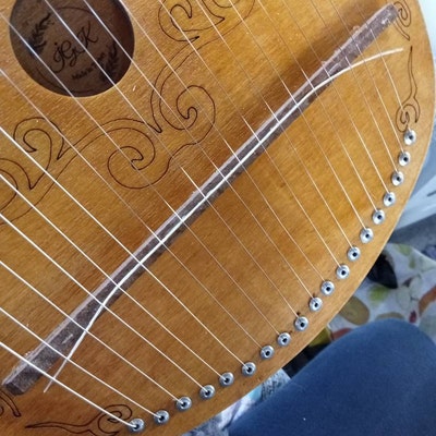 24 String Mega Size Jewish Lyre Harp King David Lyre Harp - Etsy