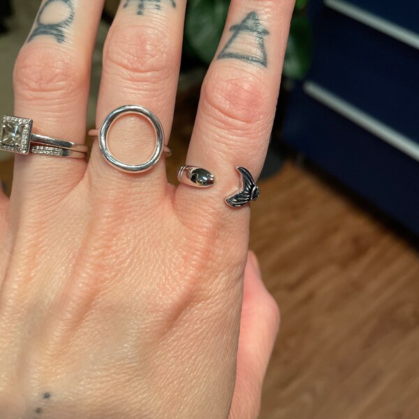 Lestage Sterling Cape Cod Fish Ring - Etsy