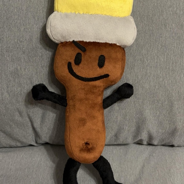 Custom Plush Toy Inspired by Paintbrush From Inanimate Insanity, Toy ...