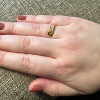 Sideway Initial Ring • Sterling Silver Ring • Stacking Ring • Custom Name Ring • Personalized ...