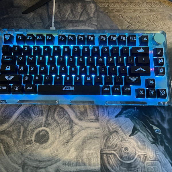 The Legend of Zelda Theme Backlit Keycap Set | Mechanical Keyboard ...