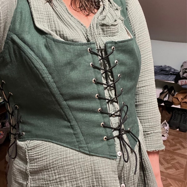 Silk Renaissance Ladies Bodice adina Bust 44-47 Inches Waist 36.5-39.5 ...