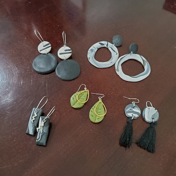 DIY Polymer Clay Earring Kit, Make Your Own Earrings Craft Kit ...