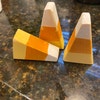 MINI CANDY CORN Chunky Wood Fall Decor Rustic - Etsy