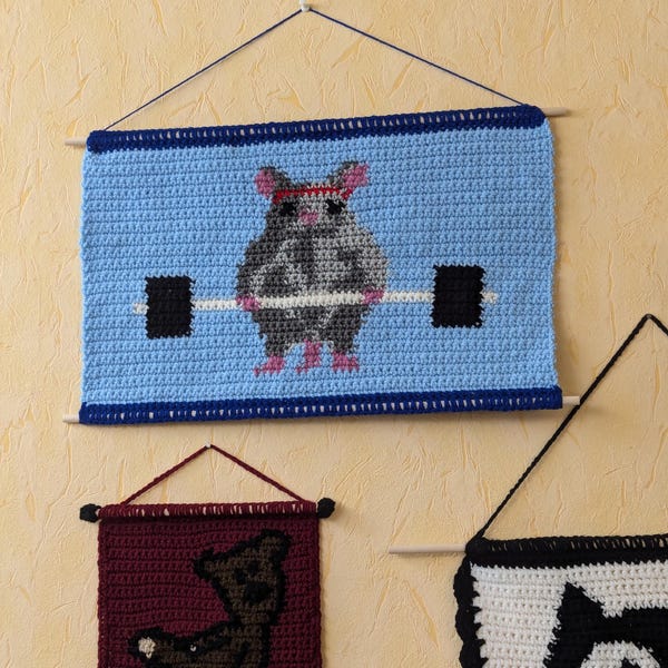 Noface Crochet Tapestry DIGITAL PATTERN Pdf / Studio Ghibli / Spirited ...